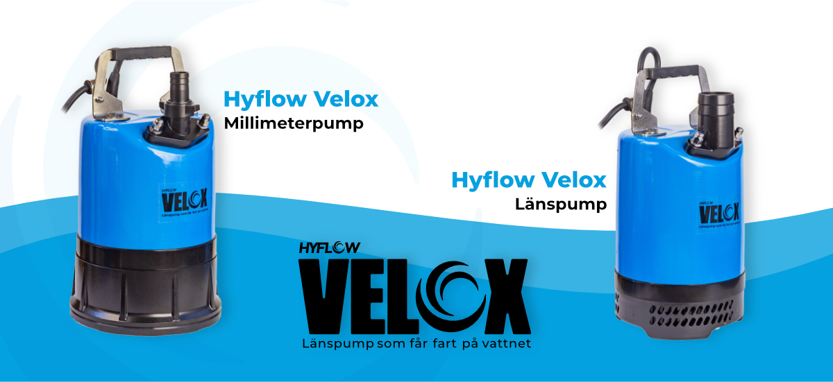 Upptäck vår nya HYFLOW VELOX serie av Länspumpar! | Scandia Pumps AB
